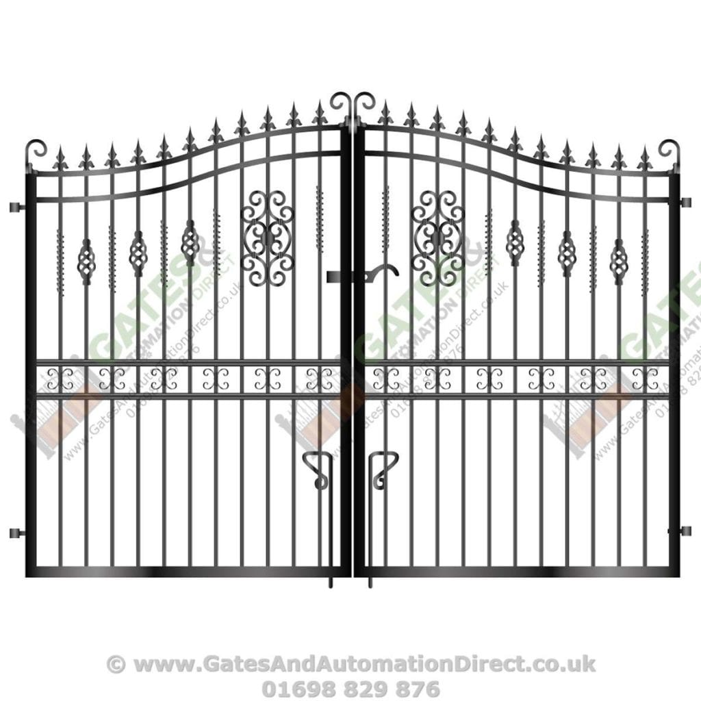 Tall Metal Driveway Gate 007 - Gates & Automation Direct