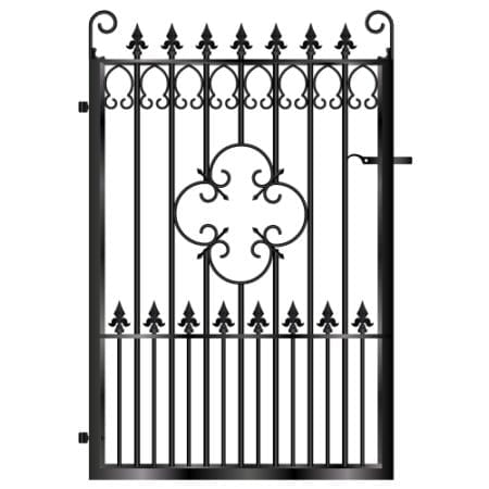 Chesterfield Metal Path & Garden Gate - Gates & Automation Direct