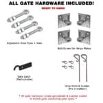 Dover Short Metal Driveway Gate - Gates & Automation Direct