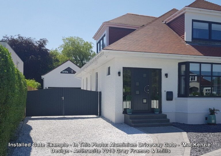 The Slatted One Aluminium Path & Garden Gate - Gates & Automation Direct