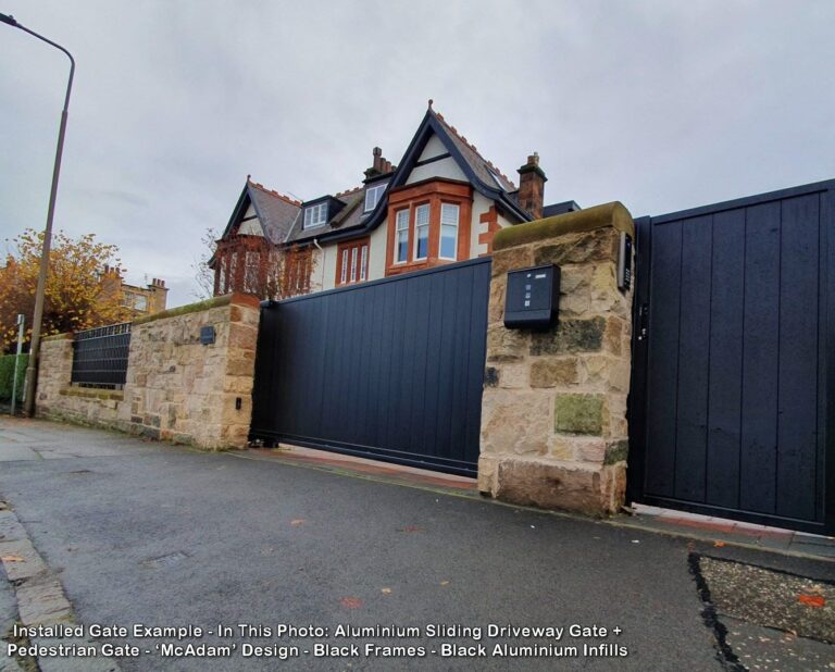 McAdam Short Aluminium Driveway Gate - Gates & Automation Direct