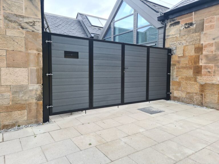 Graham Bi-Fold Composite Driveway Gate (Tall) - Gates & Automation Direct