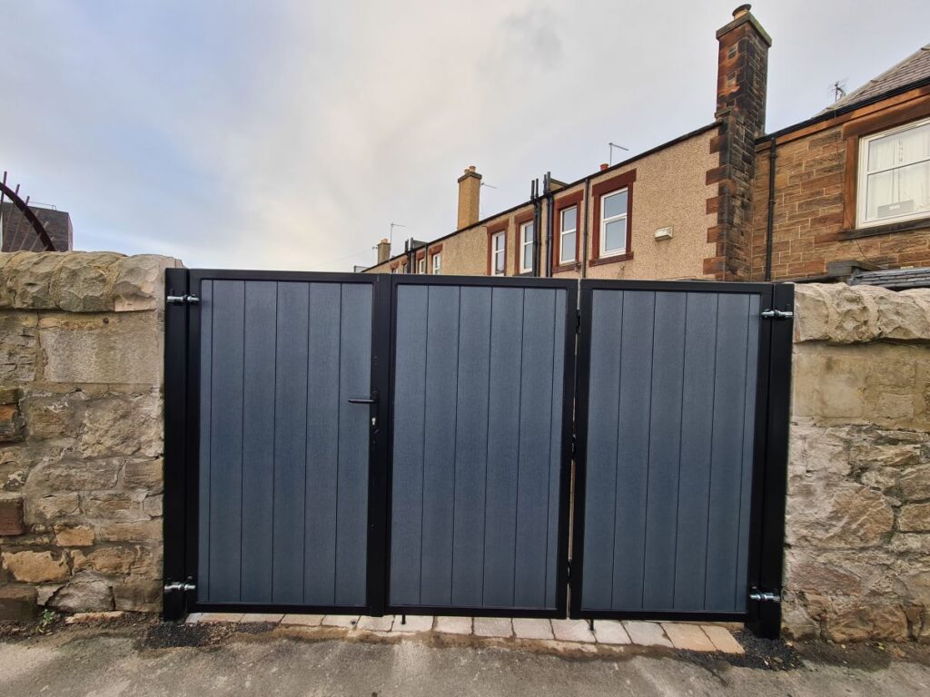Campbell Bi-Fold Composite Driveway Gate (Tall) - Gates & Automation Direct