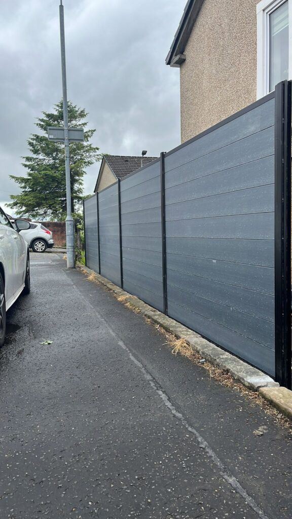 Next Gen. Composite Fence Golden Oak - Gates & Automation Direct