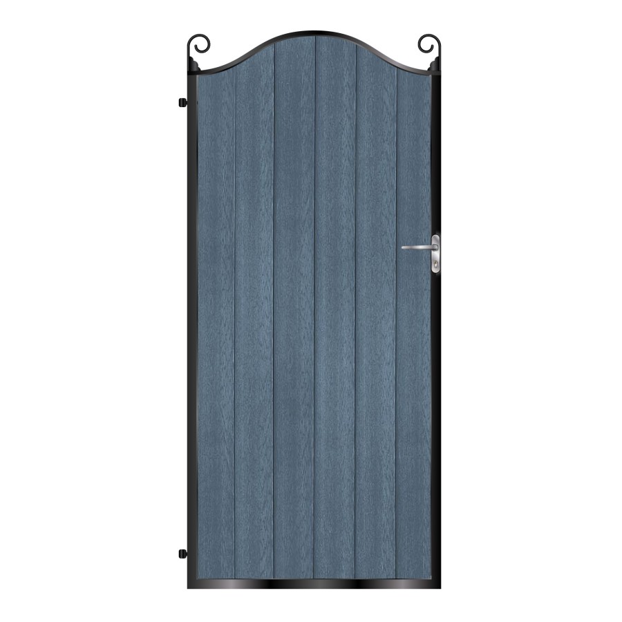 Donaldson Tall Composite Side Gate With Panel - Gates & Automation Direct