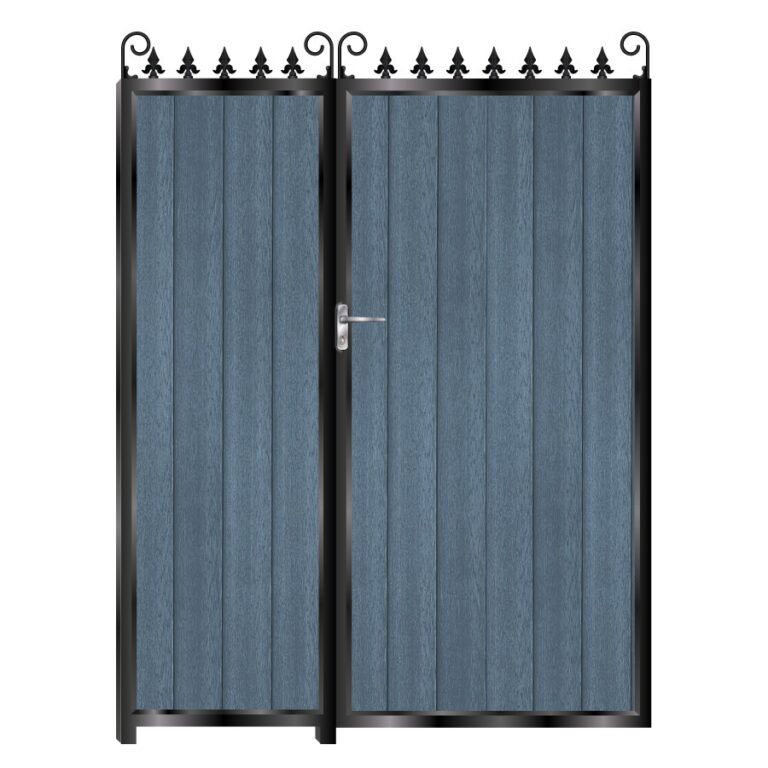 Fraser Tall Composite Side Gate With Panel - Gates & Automation Direct