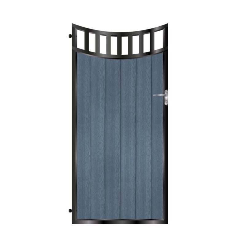 Johnson Tall Composite Side Gate With Panel - Gates & Automation Direct