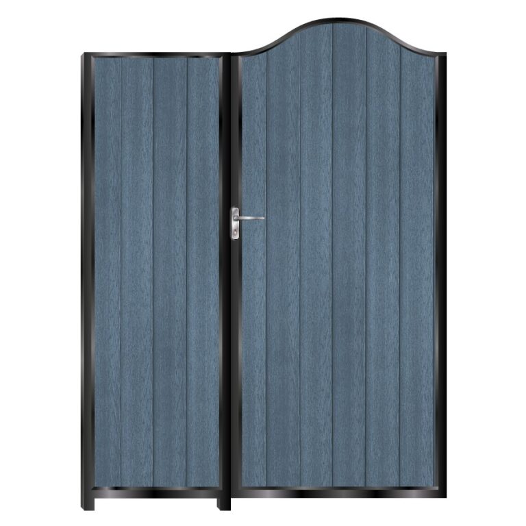MacKenzie Tall Composite Side Gate With Panel - Gates & Automation Direct
