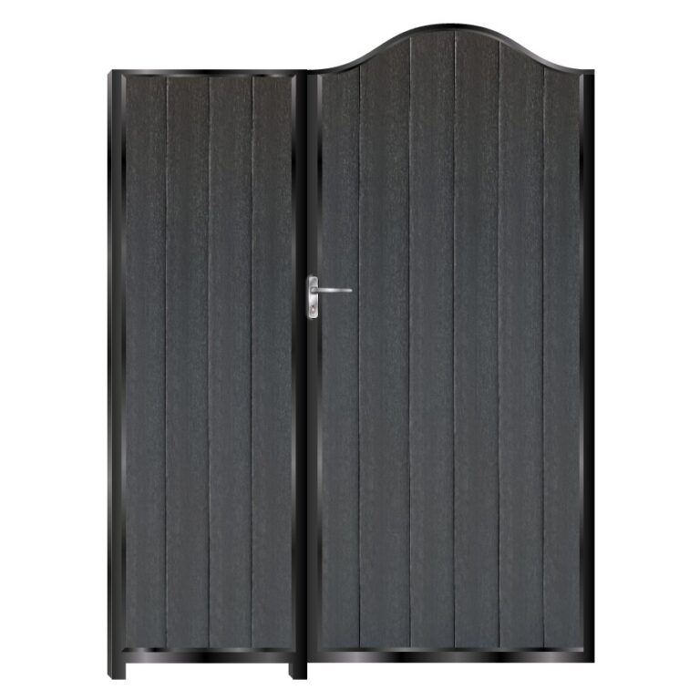 MacKenzie Tall Composite Side Gate With Panel - Gates & Automation Direct