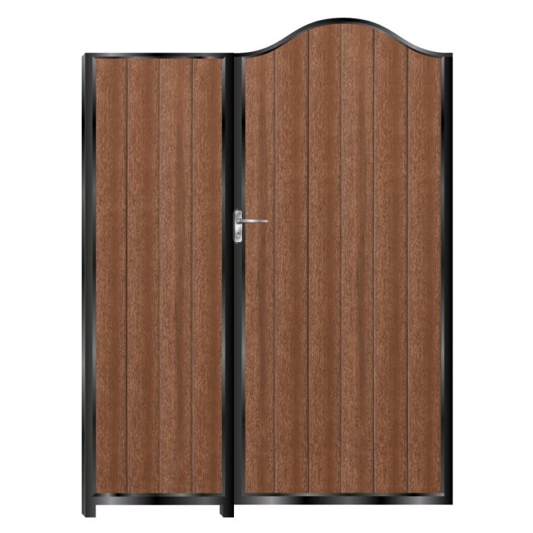 MacKenzie Tall Composite Side Gate With Panel - Gates & Automation Direct