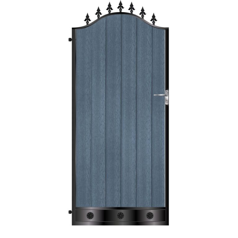 Richardson Tall Composite Side Gate With Panel - Gates & Automation Direct