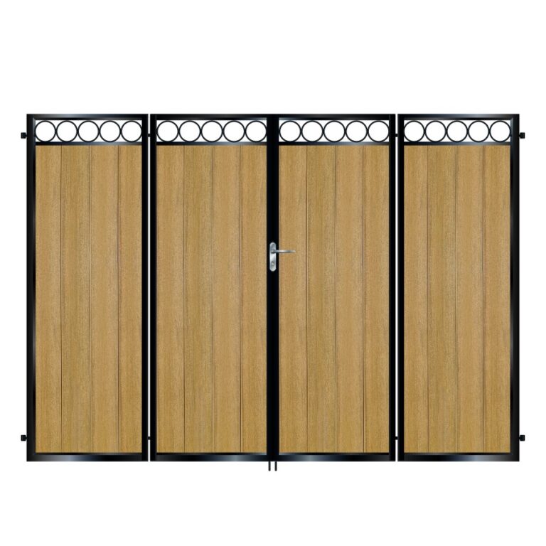 Sinclair Bi-Fold Composite Driveway Gate - Gates & Automation Direct