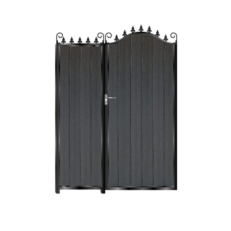 Stewart Tall Composite Side Gate With Panel - Gates & Automation Direct