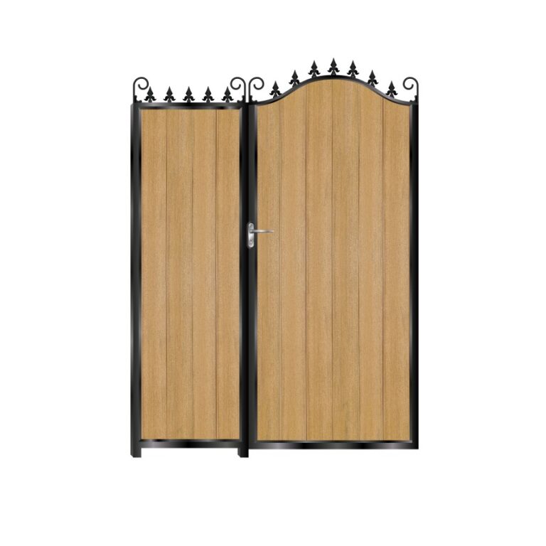 Stewart Tall Composite Side Gate With Panel - Gates & Automation Direct