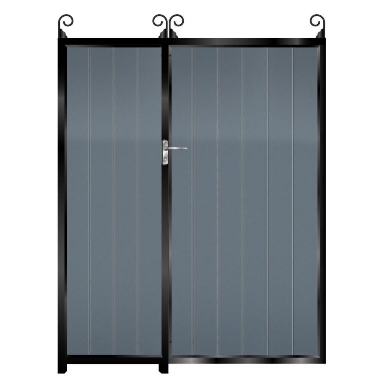Armstrong Tall Aluminium Side Gate With Panel - Gates & Automation Direct