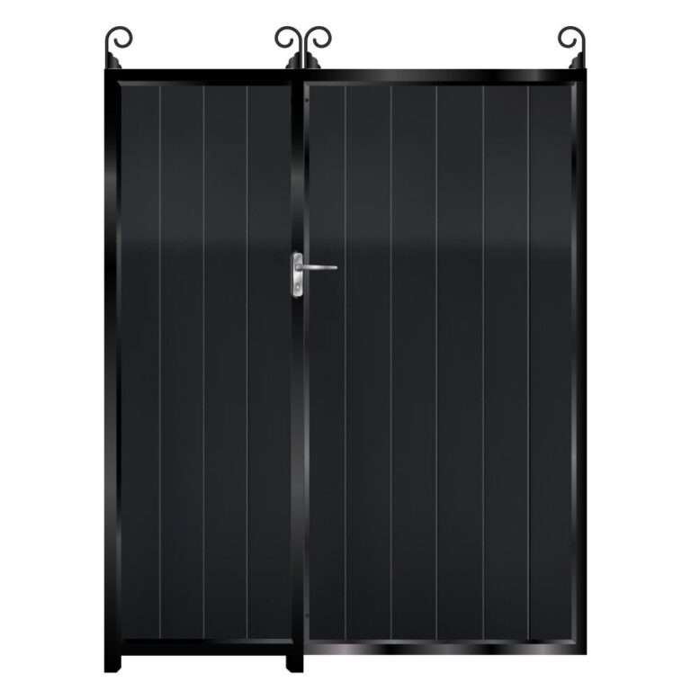 Armstrong Tall Aluminium Side Gate With Panel - Gates & Automation Direct
