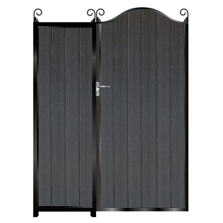 Donaldson Tall Composite Side Gate With Panel - Gates & Automation Direct