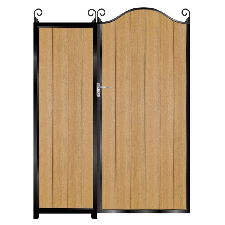 Donaldson Tall Composite Side Gate With Panel - Gates & Automation Direct
