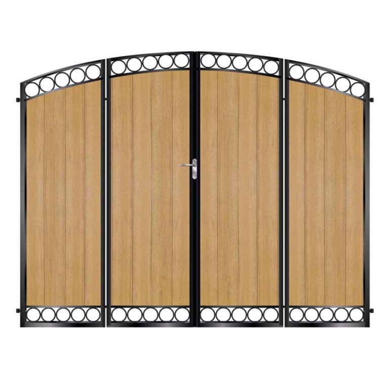 Douglas Bi-Fold Composite Driveway Gate (Tall) - Gates & Automation Direct