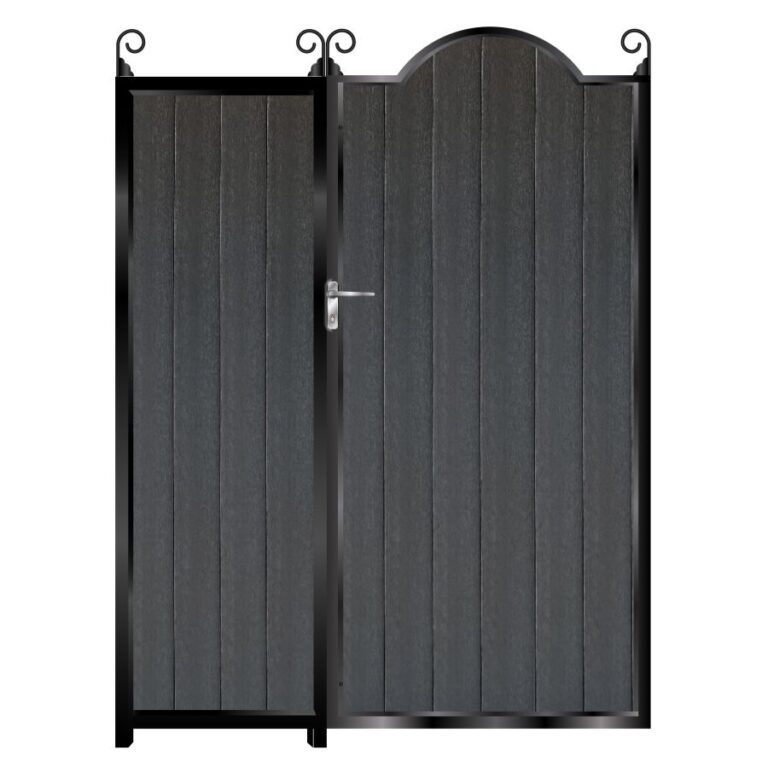 Drummond Tall Composite Side Gate With Panel - Gates & Automation Direct