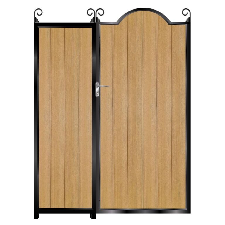 Drummond Tall Composite Side Gate With Panel - Gates & Automation Direct