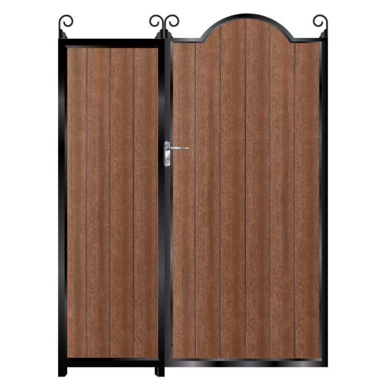 Drummond Tall Composite Side Gate With Panel - Gates & Automation Direct