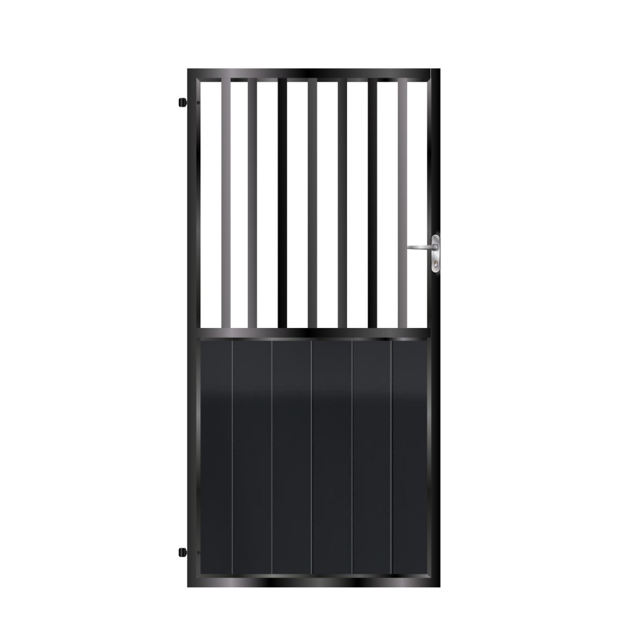 Evans Tall Aluminium Side Gate With Panel - Gates & Automation Direct