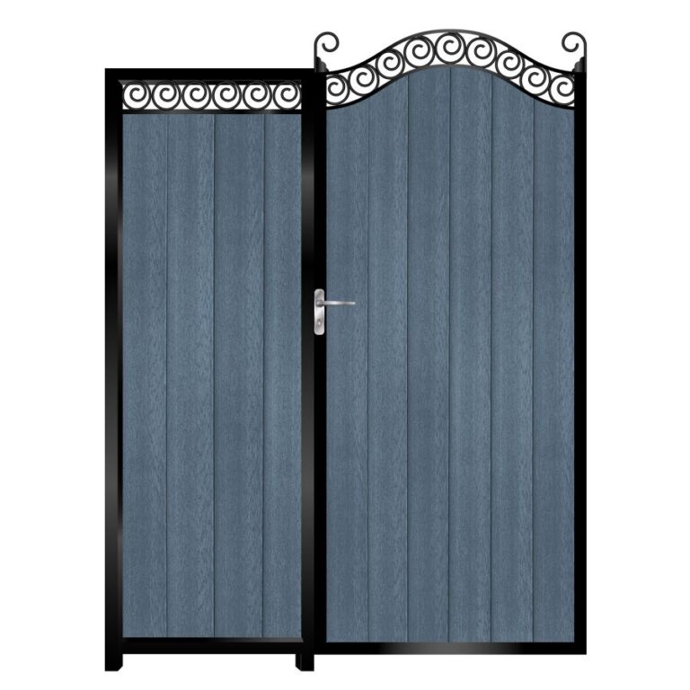 Farquhar Tall Composite Side Gate With Panel - Gates & Automation Direct