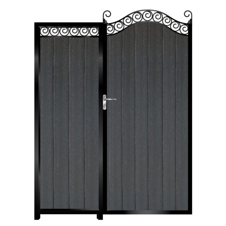 Farquhar Tall Composite Side Gate With Panel - Gates & Automation Direct