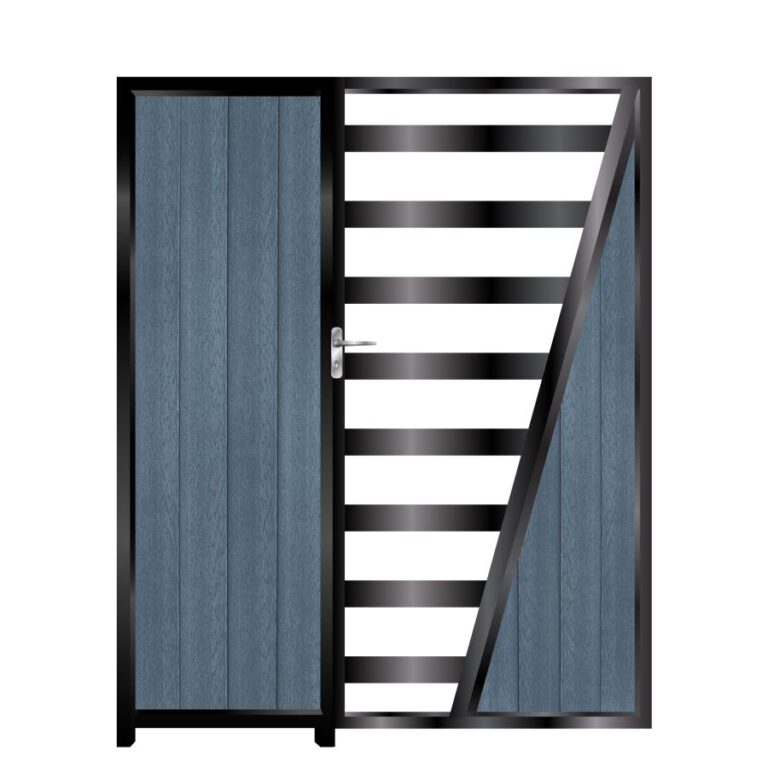 Harris Tall Composite Side Gate With Panel - Gates & Automation Direct