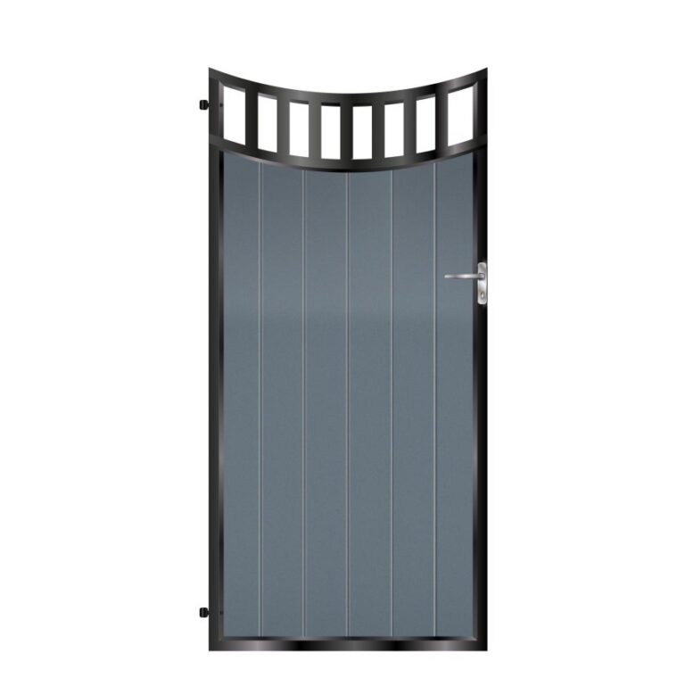Johnson Tall Aluminium Side Gate With Panel - Gates & Automation Direct