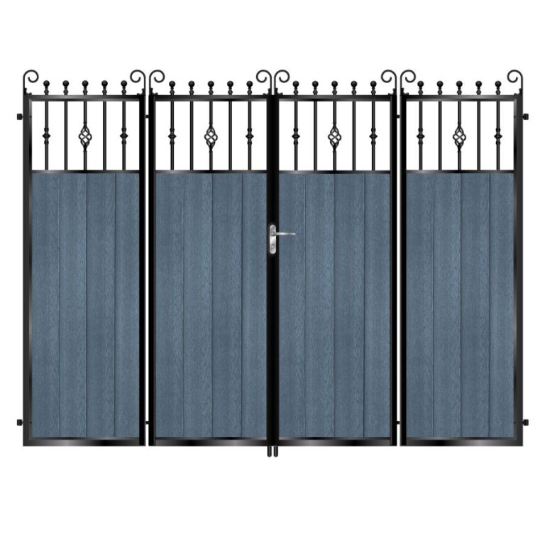 Lindsay Bi-Fold Composite Driveway Gate (Tall) - Gates & Automation Direct