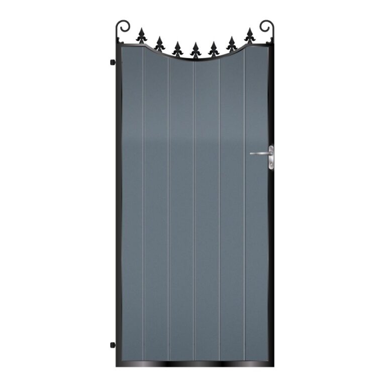 MacLean Tall Aluminium Side Gate With Panel - Gates & Automation Direct