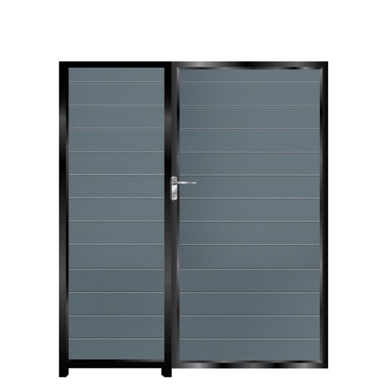 Murchie Tall Aluminium Side Gate With Panel - Gates & Automation Direct