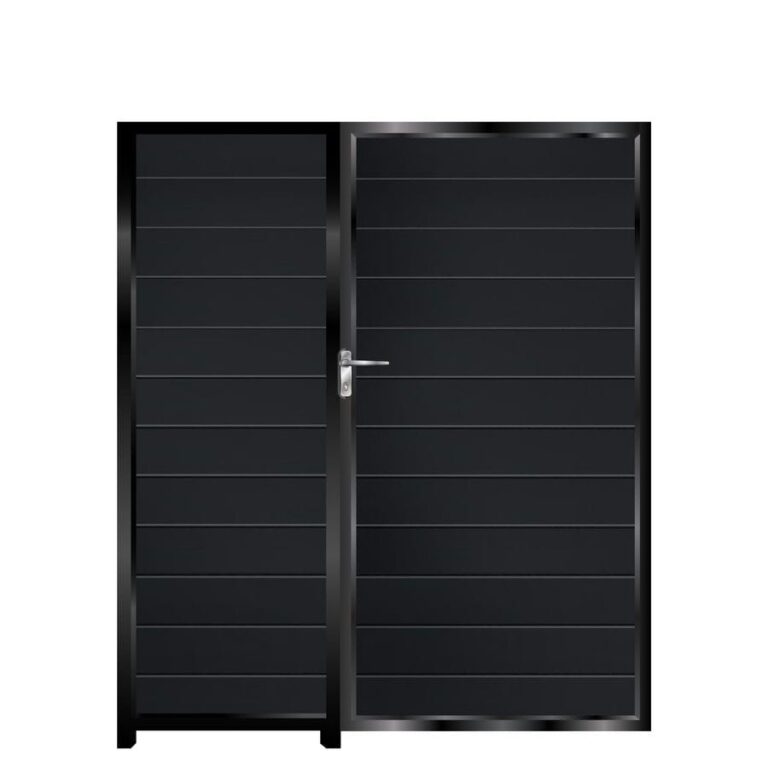 Murchie Tall Aluminium Side Gate With Panel - Gates & Automation Direct