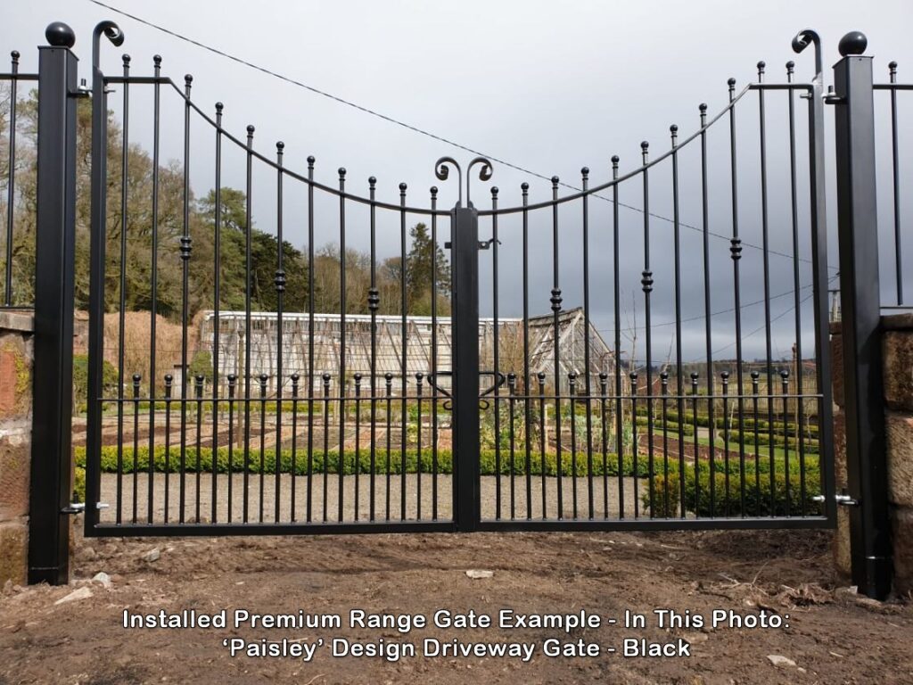 Blackpool Tall Metal Driveway Gate - Gates & Automation Direct