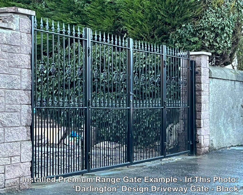 Lincoln Bi-Fold Metal Driveway Gate (Tall) - Gates & Automation Direct