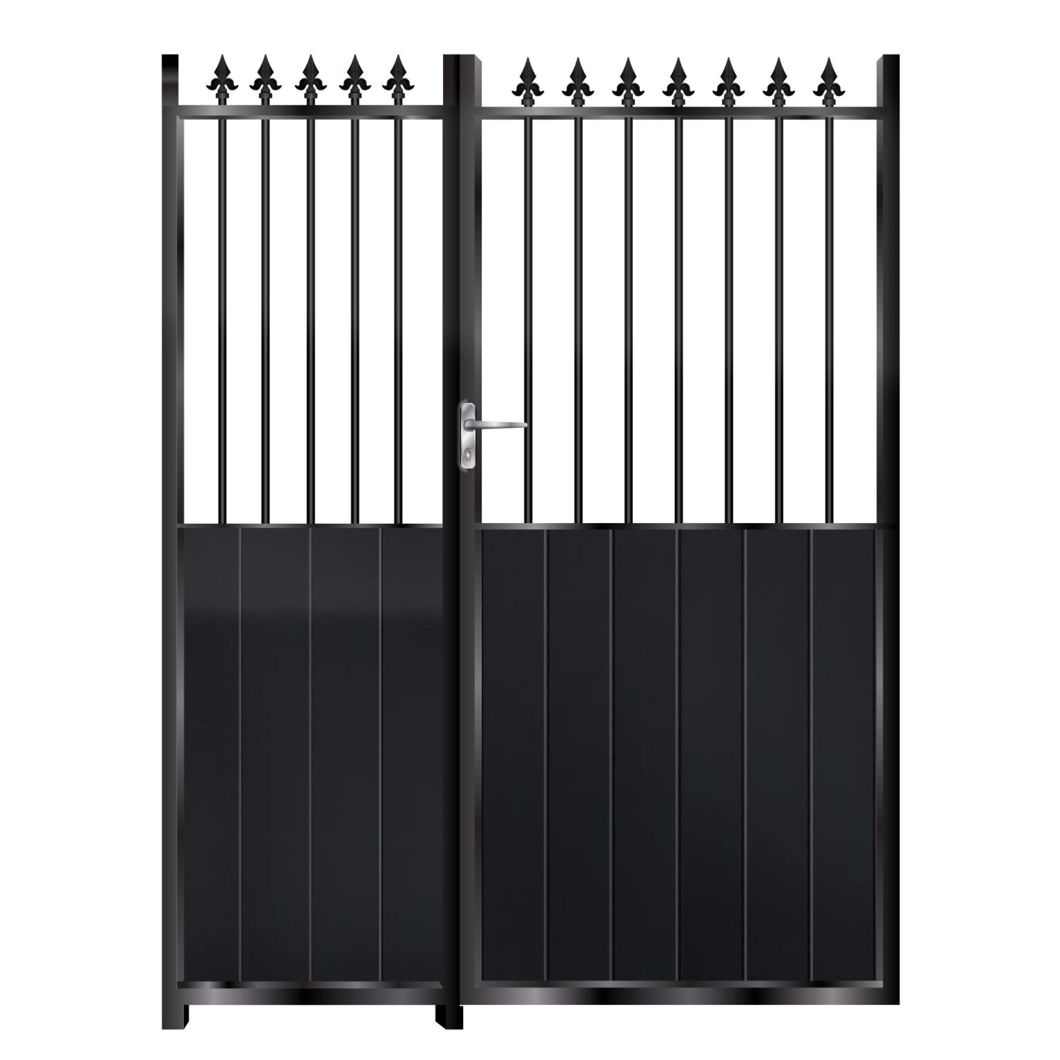 Tomlinson Tall Aluminium Side Gate With Panel - Gates & Automation Direct