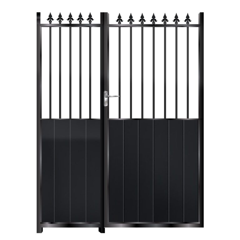 Tomlinson Tall Aluminium Side Gate With Panel - Gates & Automation Direct