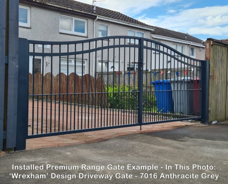 Manchester Short Metal Driveway Gate - Gates & Automation Direct