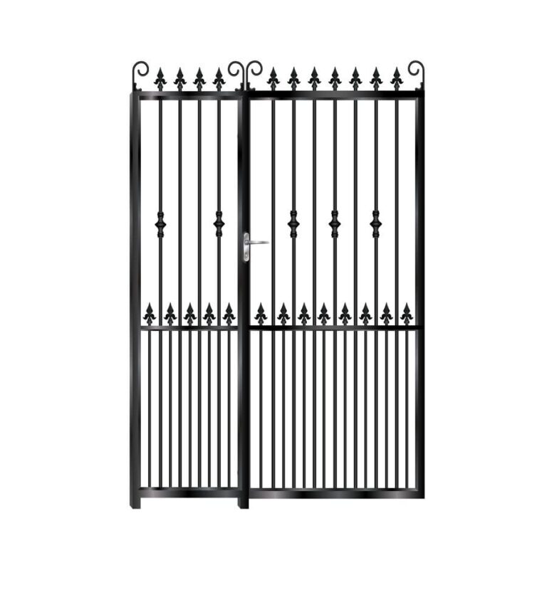Belfast Tall Metal Side Gate With Panel - Gates & Automation Direct