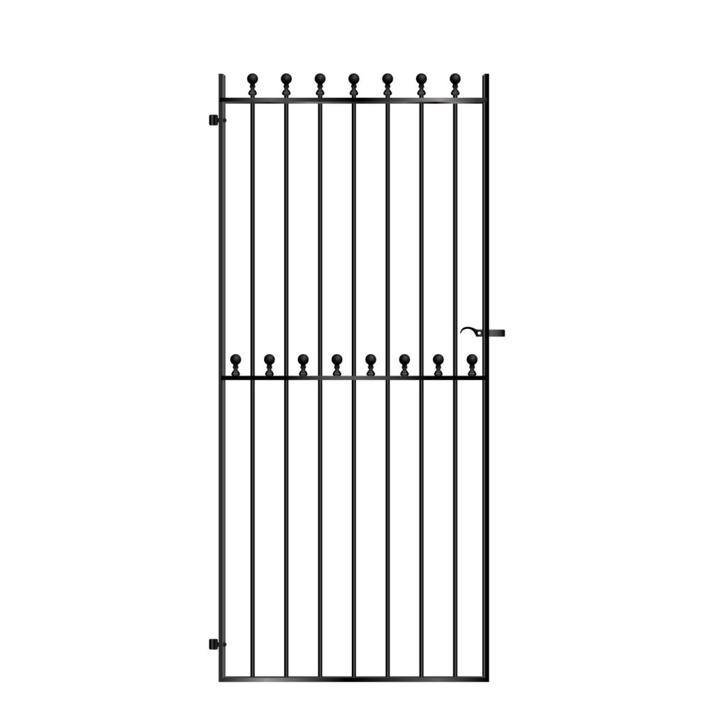 Airdrie Tall Metal Side Gate - Gates & Automation Direct