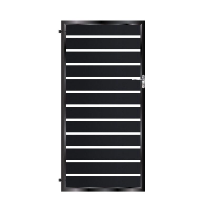 The Slatted One Tall Aluminium Side Gate - Gates & Automation Direct
