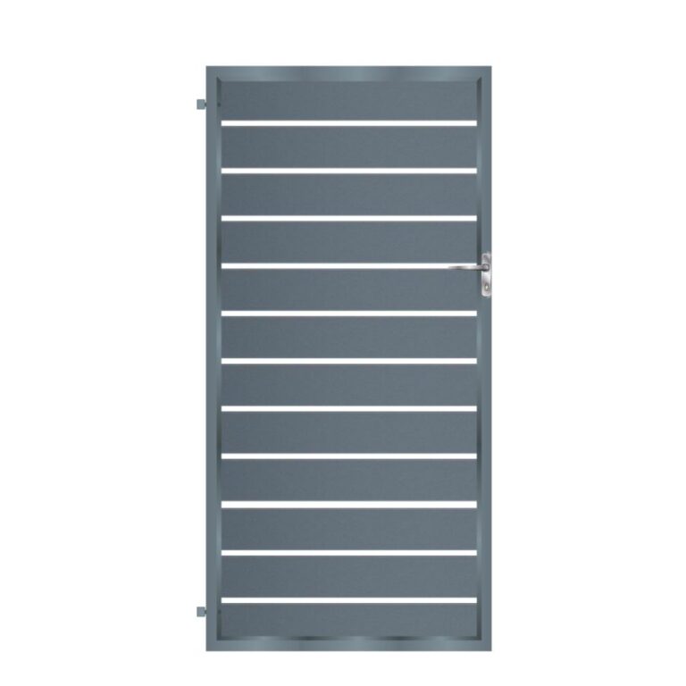 The Slatted One Tall Aluminium Side Gate - Gates & Automation Direct
