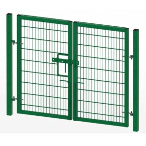 2.4m High x 2.0m Wide - 868 Twin Wire Mesh - Double Leaf Gates - Gates ...