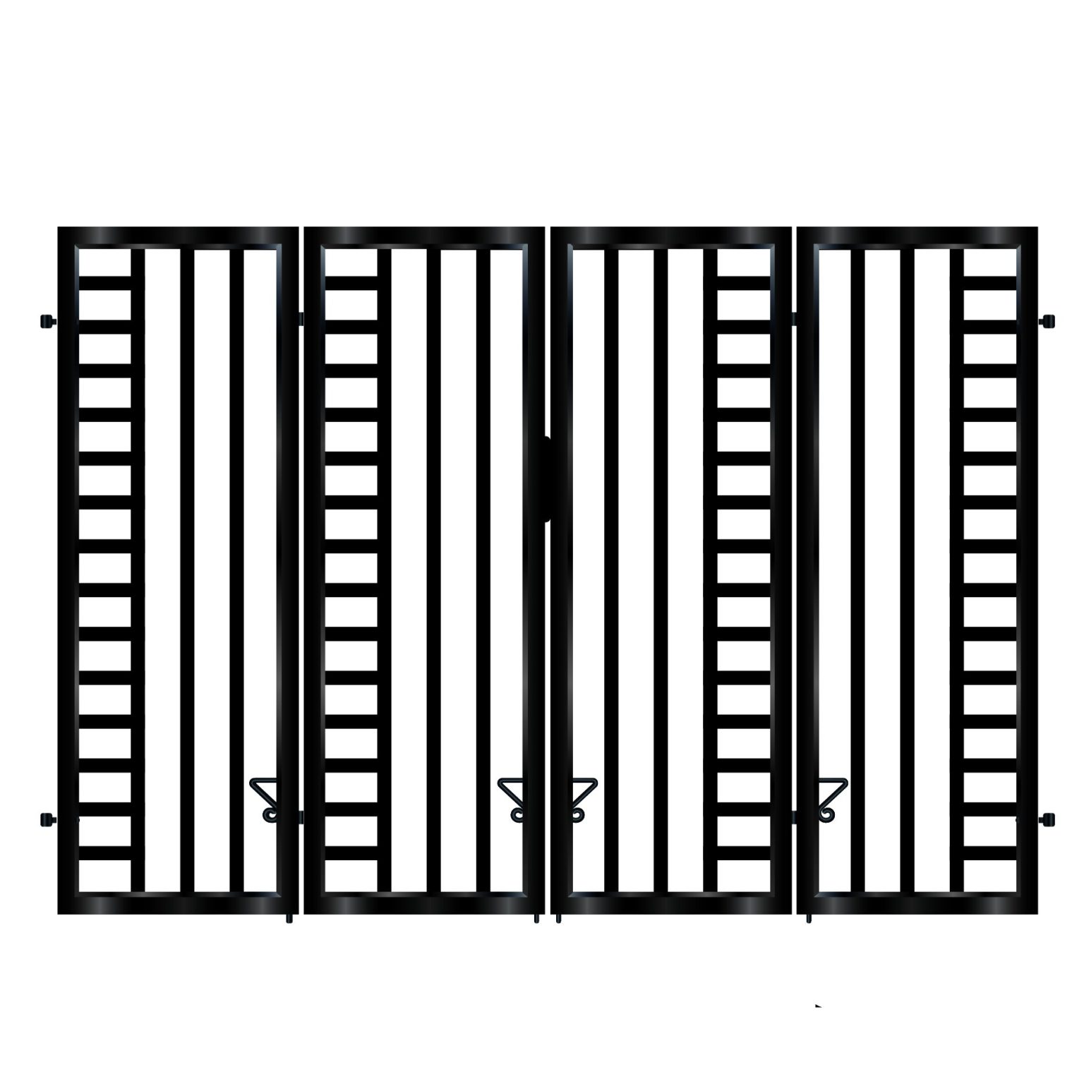 Modern Metal Bi Fold Gates - Gates & Automation Direct