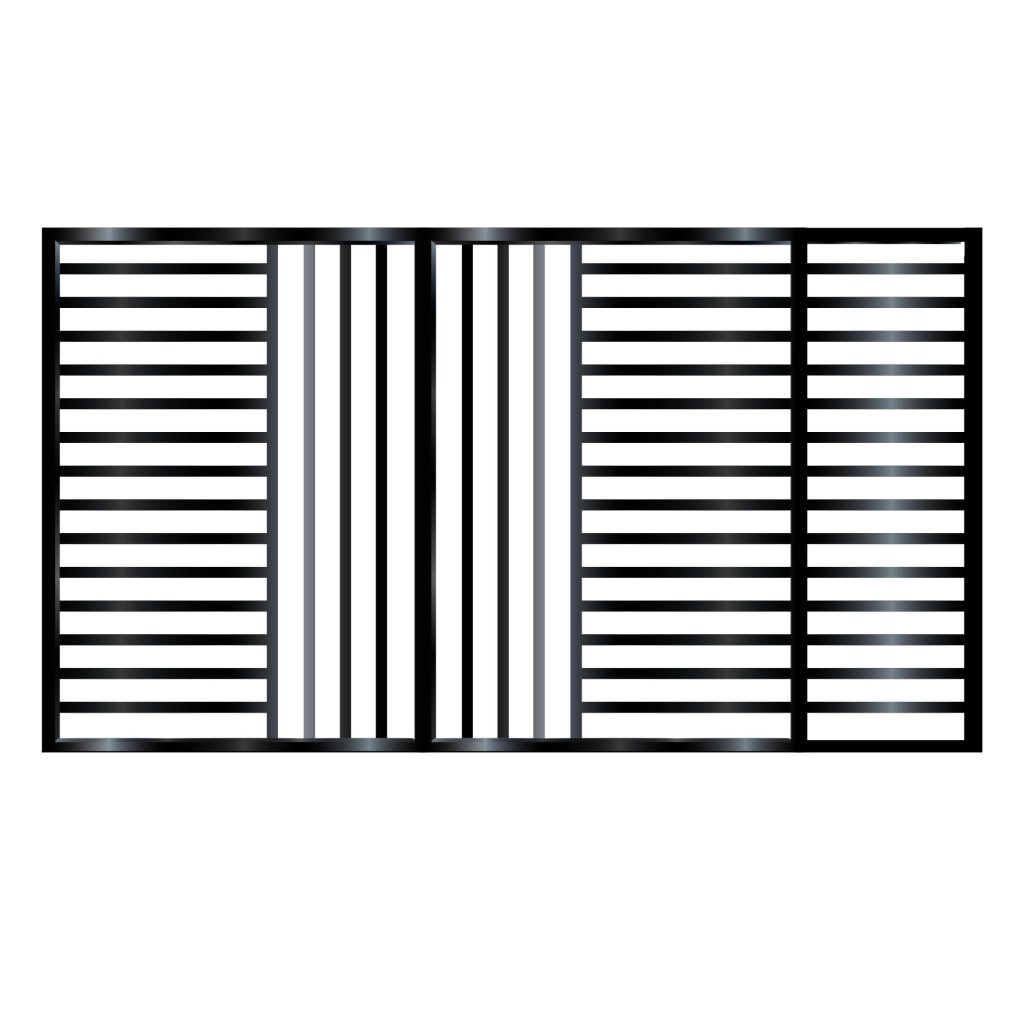 Vector Modern Metal Tall Sliding Gate - Gates & Automation Direct